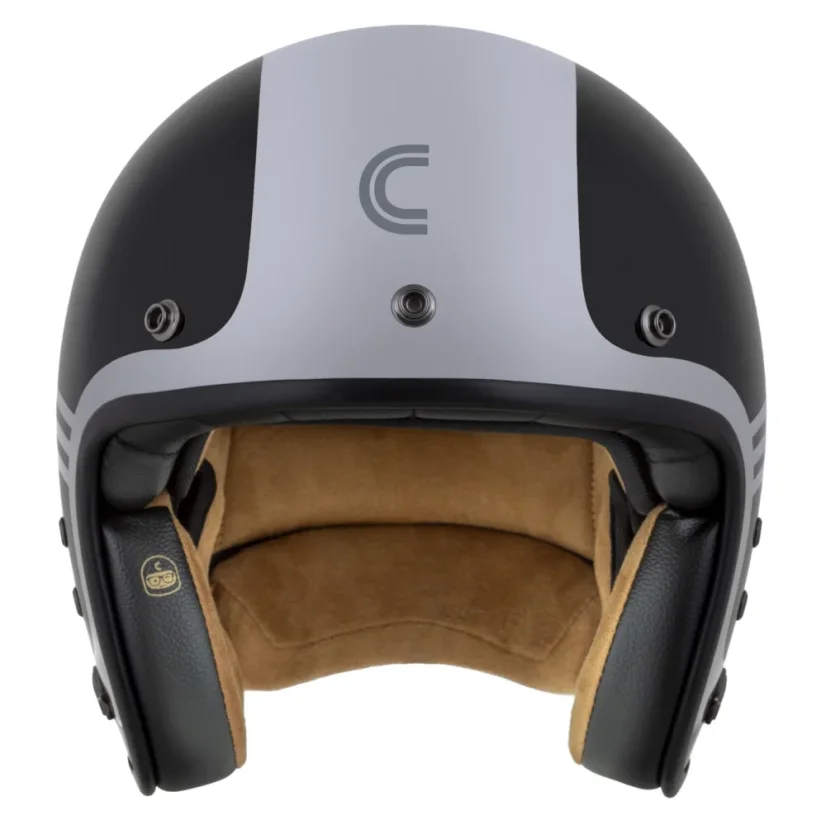 ESO JAWA PANEL Helmet, CASSIDA (BLACK PEARL / ANTHRACITE / SILVER ...