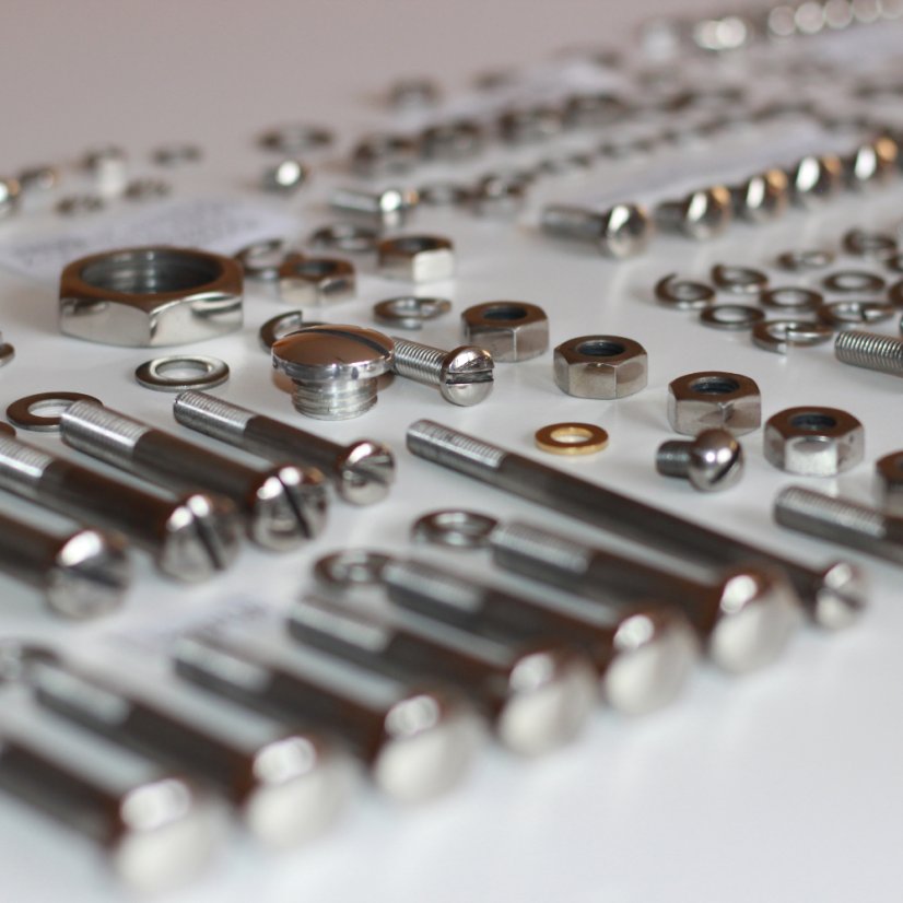 Complete set of screws, ZINC - JAWA 250 Panelka :: JAWAPARTS.COM