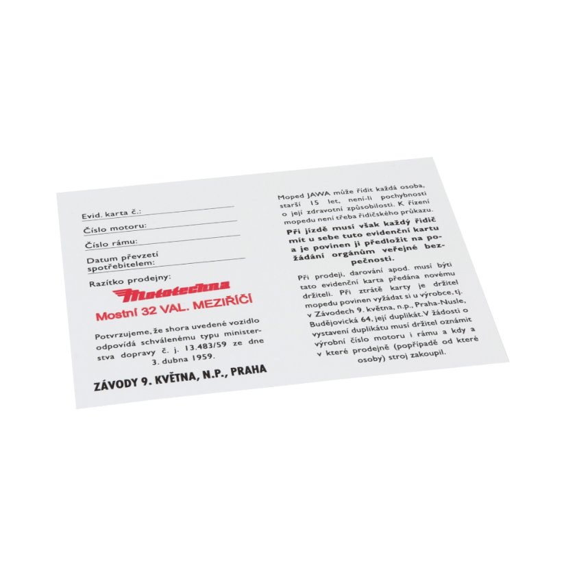 Document of moped - Jawetta 551 :: JAWAPARTS.COM