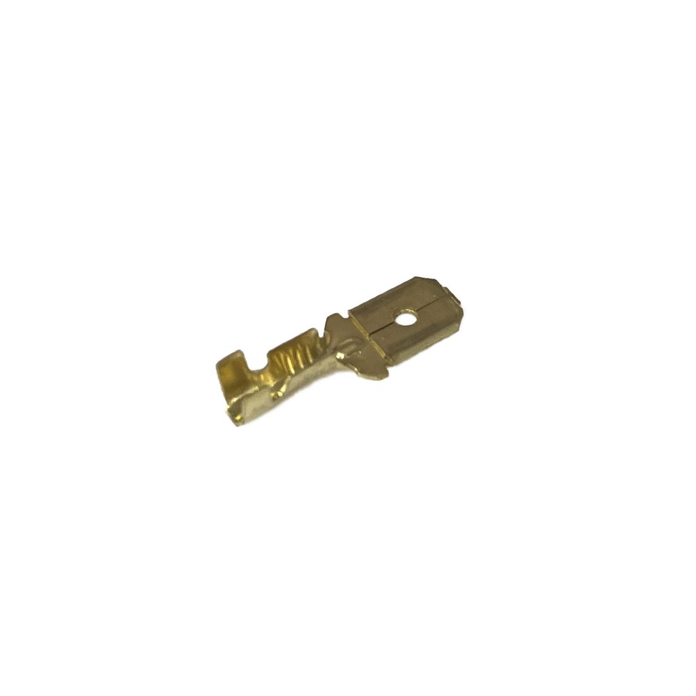 Connector / Faston, flat 3 - male :: JAWAPARTS.COM